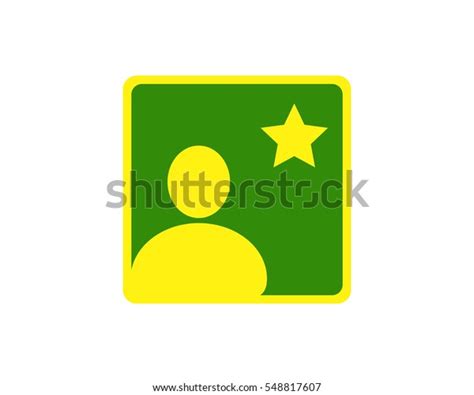 Figure Star Symbol Stickman Figure Person Vector De Stock Libre De