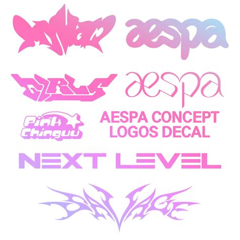 Aespa Girls Next Level Savage My World Holographic K Pop Vinyl Decal