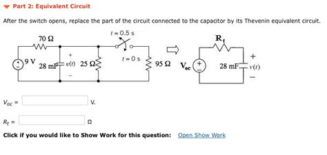 solved part 1 initial conditions correct the circuit