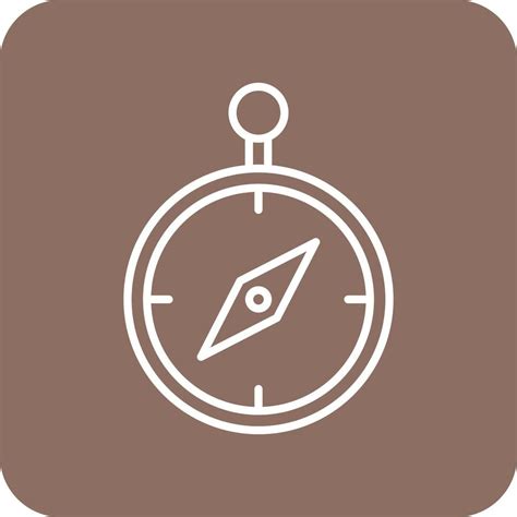 Army Compass Line Round Corner Background Icons 14809538 Vector Art At