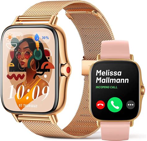Smartwatch Reloj Inteligente Mujer Hacer Y Contestar Llamada Pantalla Grande Pulgada
