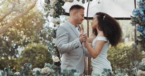 Love Dance And Couple At Wedding For Commitment And In Celebration At