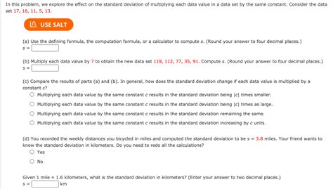 Answered In This Problem We Explore The Effect Bartleby