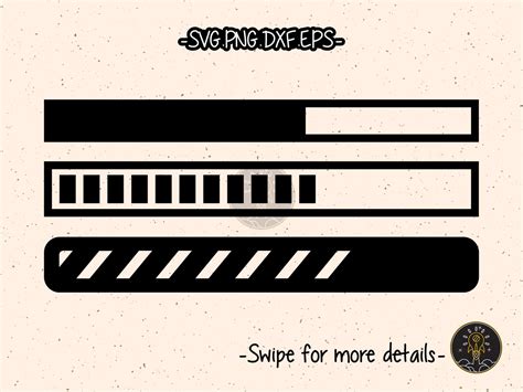Loading Bar Update Please Wait Svg Cut File Cricut Clipart Etsy
