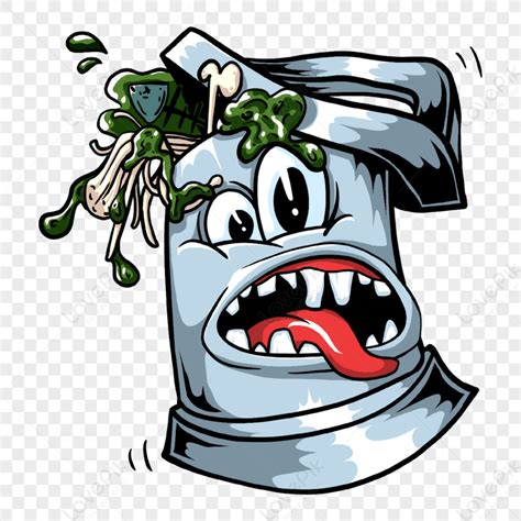 재미있는 쓰레기통 클립 아트 눈 일러스트 큰 눈 국수 Png 일러스트 무료 다운로드 Lovepik