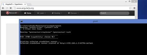 full automation of protractor e2e tests using grunt part 1 ~ buddying