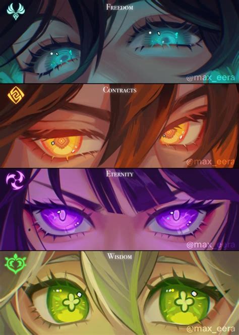 Art Prints For Home Anime Eyes Albedo Eye Drawing Scenery Wallpaper