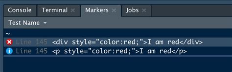 Sourcemarkers Does Not Evaluate Html Issue Rstudio Rstudio Github