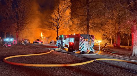 Early Morning Fire Destroys Conway Structure 2 Vehicles