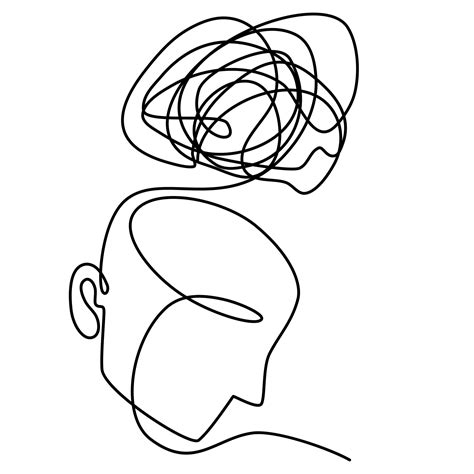 Person With Confused Feelings Worried About Bad Mental Health Problems