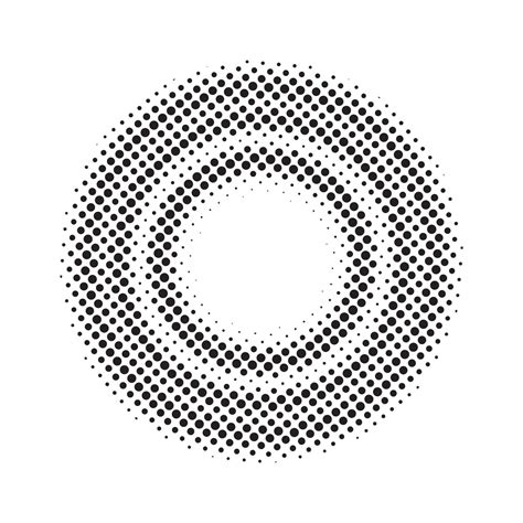 Circle Halftone Pattern Background 13332899 Vector Art At Vecteezy