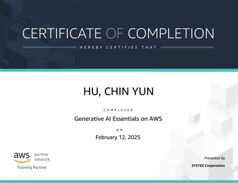 Generativeai Aws Aiinnovation Machinelearning Cloudcomputing Chin Yun Hu
