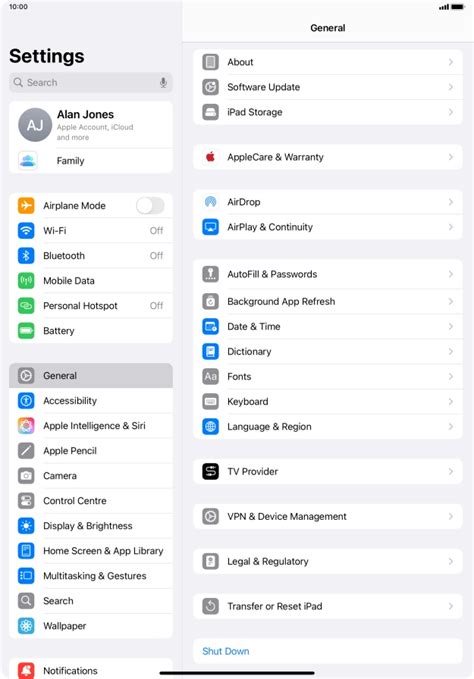 Guide For The Apple Ipad Pro 11 2020 Restore Factory Default Settings Vodafone Australia