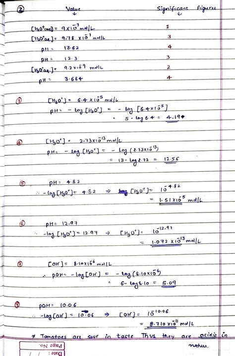 Solved Questions For Each Of The Following Values Identify