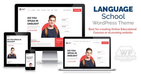 Language School Wordpress Lms Theme