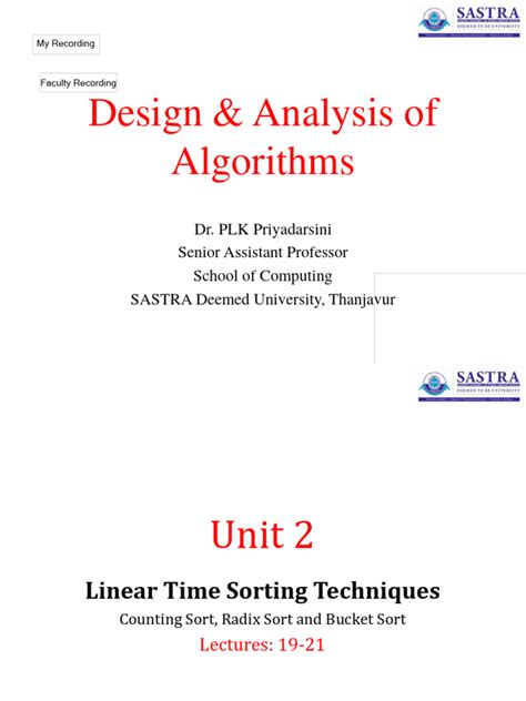 8 9 10 linear time sorting techniques pdf mathematical logic applied mathematics
