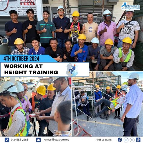 Otc Training Centre Sdn Bhd On Linkedin Working Height Construction Training