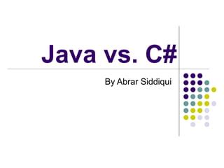 Java Vs C Ppt