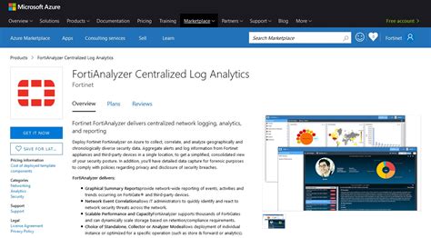 deploying fortianalyzer on azure fortianalyzer public cloud 6 0 0