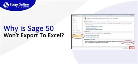 sage 50 won t export to excel know the steps to resolve