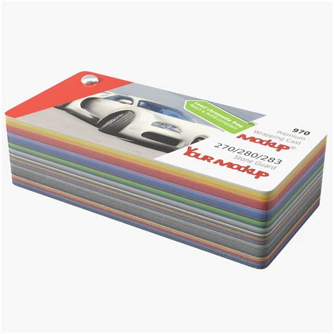 展开的调色板指南样机 3d模型 9 3ds Blend C4d Fbx Max Ma Lxo Obj Free3d