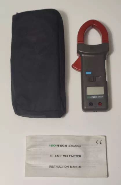 Isotech Iso Tech Icm33r Digital Clamp Meter Multimeter £1999 Picclick Uk