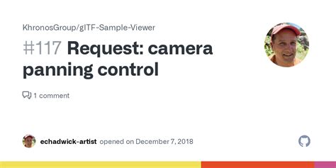 Request Camera Panning Control Issue Khronosgroup Gltf Sample Viewer Github