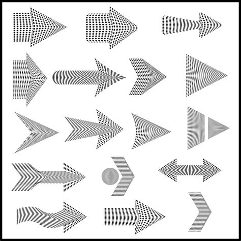 Circles Fill Arrow Icons Set Collection 11717988 Vector Art At Vecteezy
