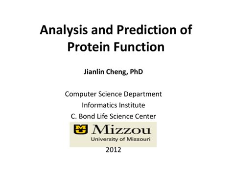 2012 Part 2 Protein Function Prediction
