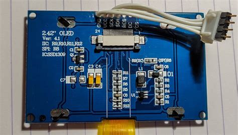 Ssd1309 24 Oled Causing Weird Noisedrops Displays Arduino Forum