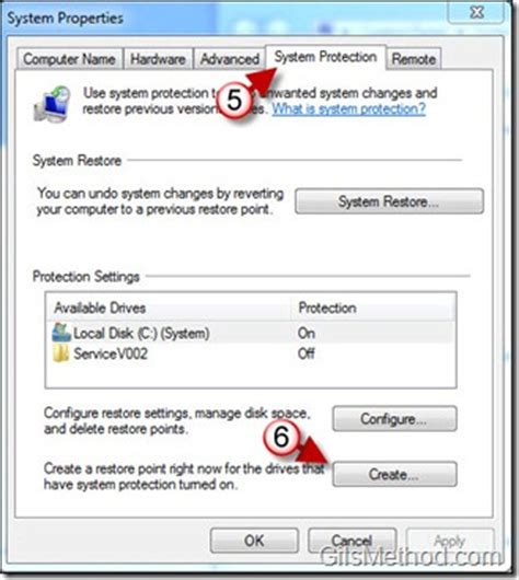 How To Create A System Restore Point In Windows 7