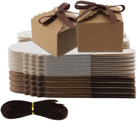 Anyasen Stück Geschenkbox kraftpapier Kraftpapier Geschenkbox Geschenkschachtel Kraftpapier