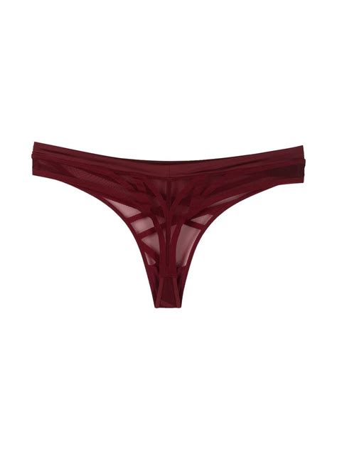 Marlies Dekkers Embroidered Sheer Thong Farfetch
