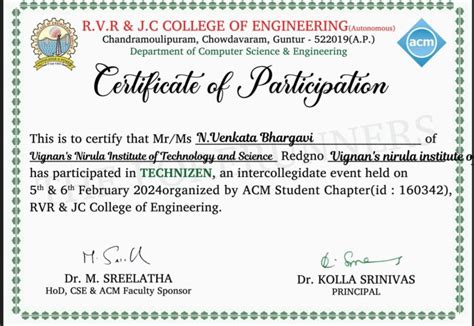 Venkata Bhargavi Nallapati On Linkedin Technizen Rvr