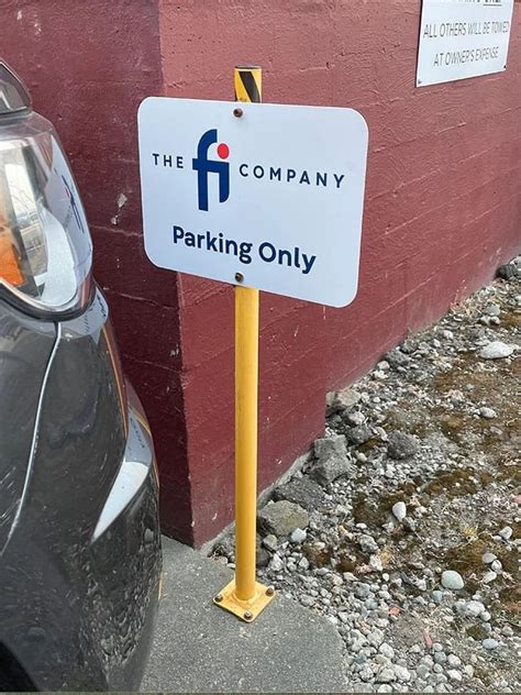 Custom Made Parking Signs