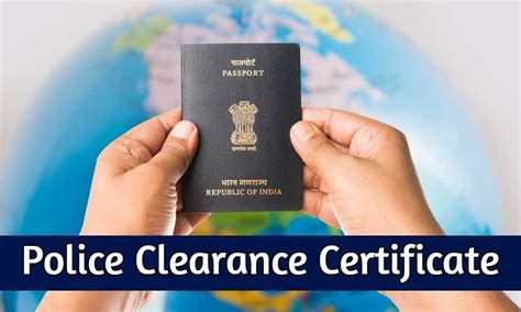 How To Apply For Police Clearance Certificate For Pas