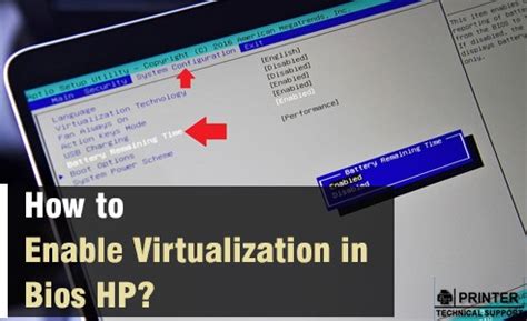 How To Enable Virtualization In Bios Hp Printer Technical Support