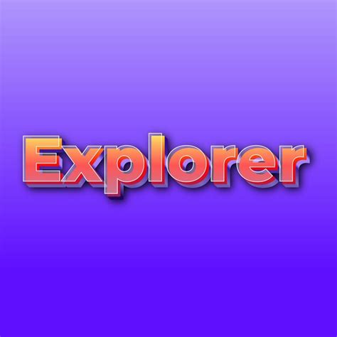 Premium Photo Explorertext Effect  Gradient Purple Background Card Photo