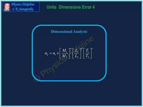 Units Dimensions Error 4 Ppt