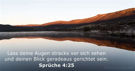 27 September 2023 Bibelvers des Tages Sprüche 4 25 DailyVerses net