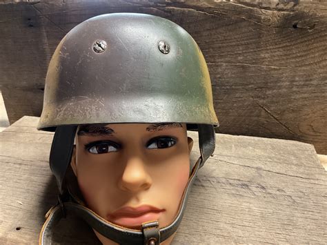 Wwii German Reproduction Fallschirmjager Paratrooper Helmet Camo