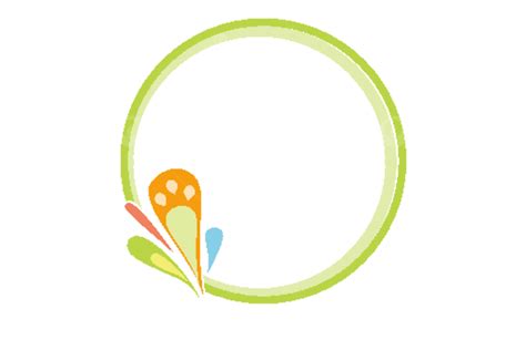 Circular Border Clipart Transparent PNG Hd Simple Color Geometric Vector Circular Border Frame