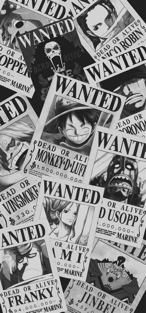 One Piece Wanted Posters