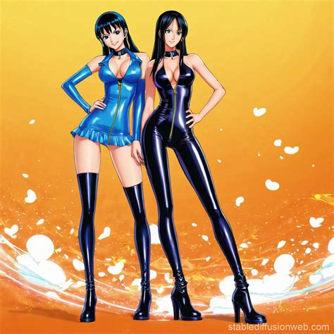 One Piece Characters In Latex Boots Stable Diffusion Online