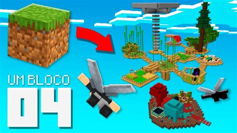 Sobrevivendo 100 Dias Em Apenas Um Bloco No Minecraft 1 20 Parte 4