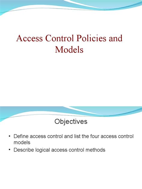 access control pdf computer access control access control