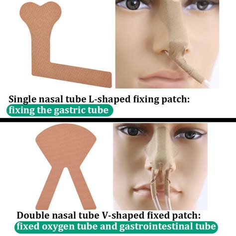 Nasal Feeding Tube Holder Adhesive Tape Bandages Nasal Drainage Tube