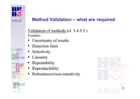 Method Validation And Verification Pdf Education