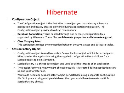 Hibernate Introduction PPT