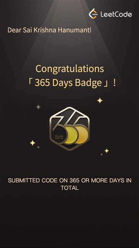Sai Krishna H On Linkedin Thank You Leetcode Consistency Works